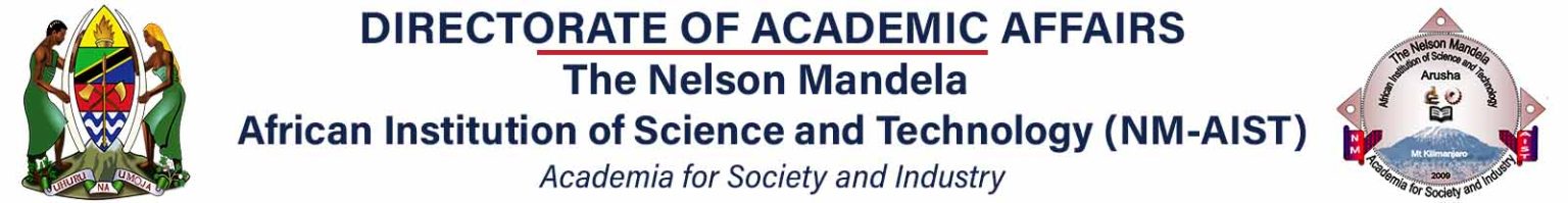 Academic Affairs - The Nelson Mandela African Institution of Science ...