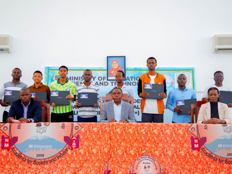 NM-AIST Hands Over 50 Computer Devices to Samia Scholarship Students ...